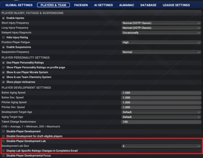 Player Development Lab - OOTP Wiki