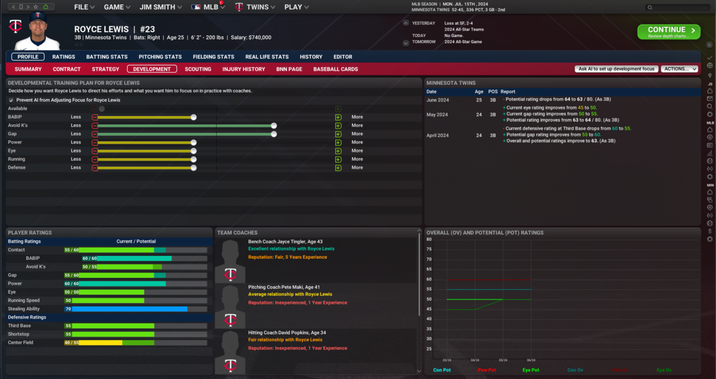 Development - OOTP Wiki