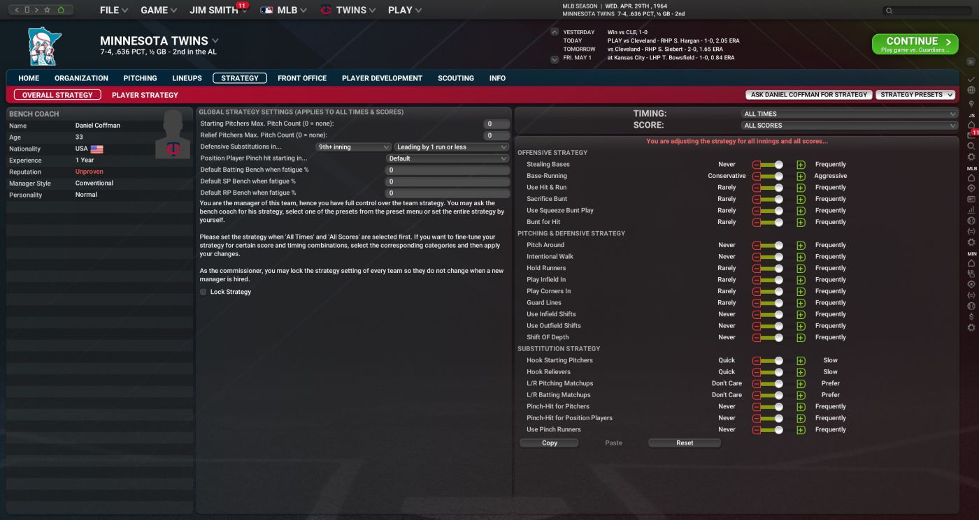 Strategy - OOTP Wiki